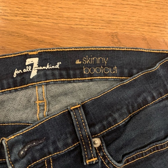 7 For All Mankind | Jeans | Seven 7fam 29 Skinny Bootcut Jeans Dark ...